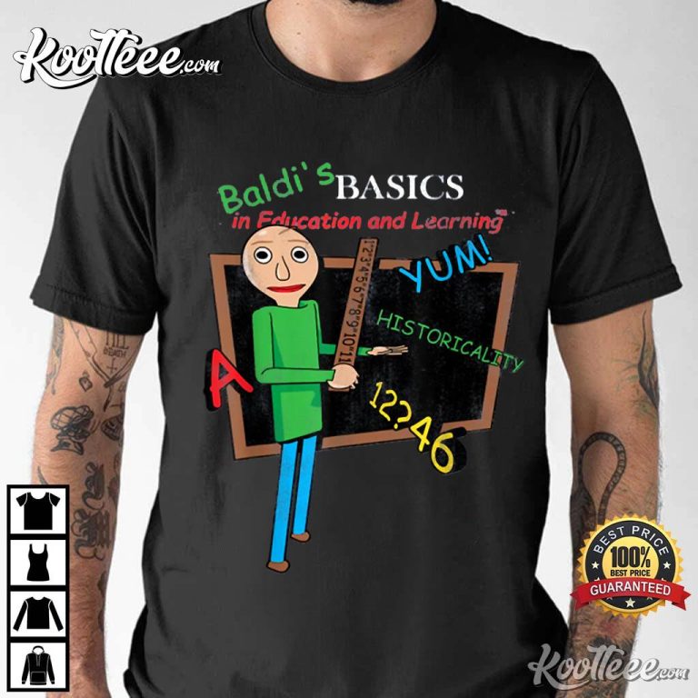 Baldi's Basics In Education And Learning Logo T-shirt