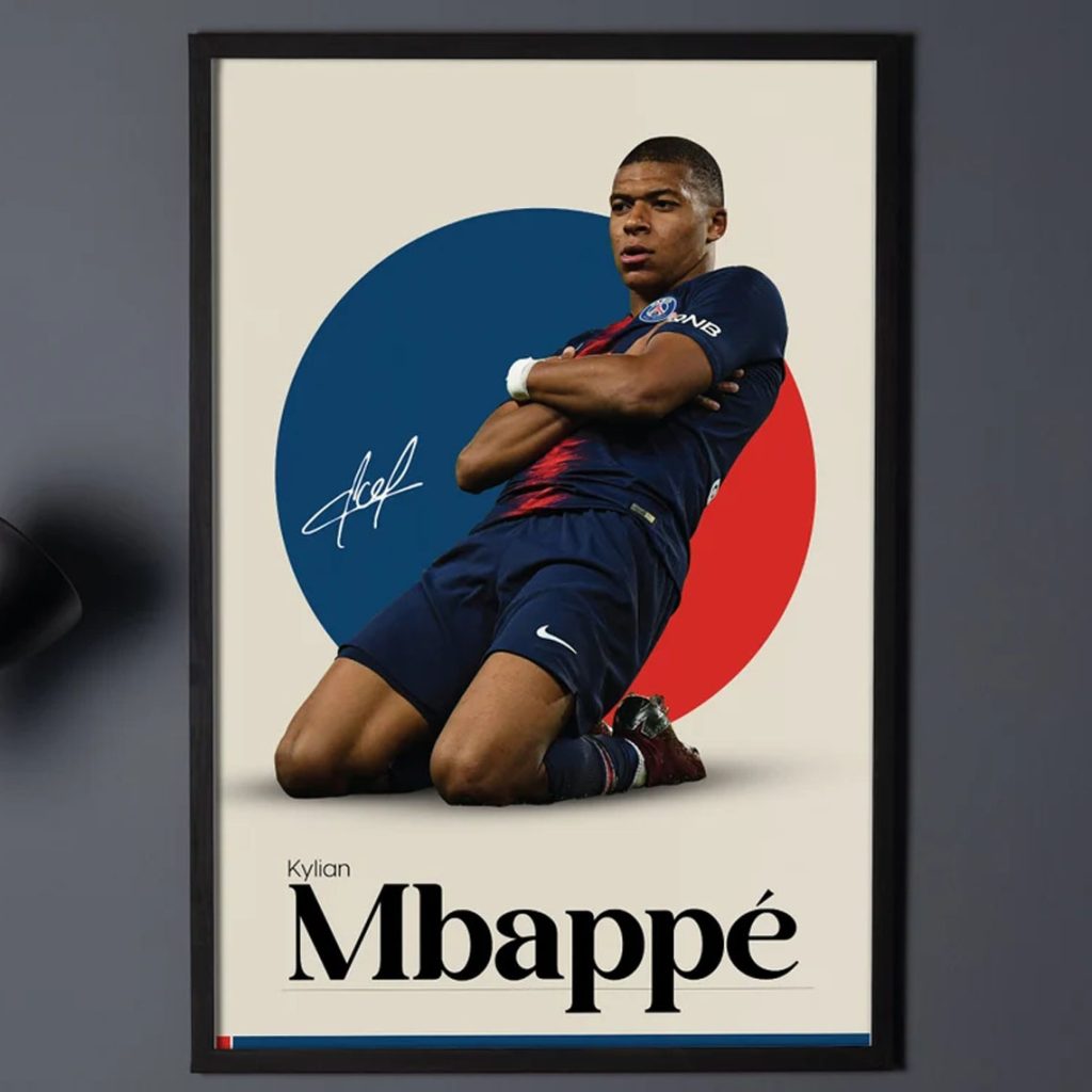 Kylian Mbappe World Cup 2022 PSG Poster #3 - Koolteee - Fashion changes ...